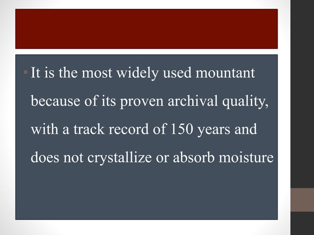 Mounting media | PPTX