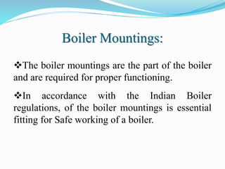 Mountings of Boilers.ppt