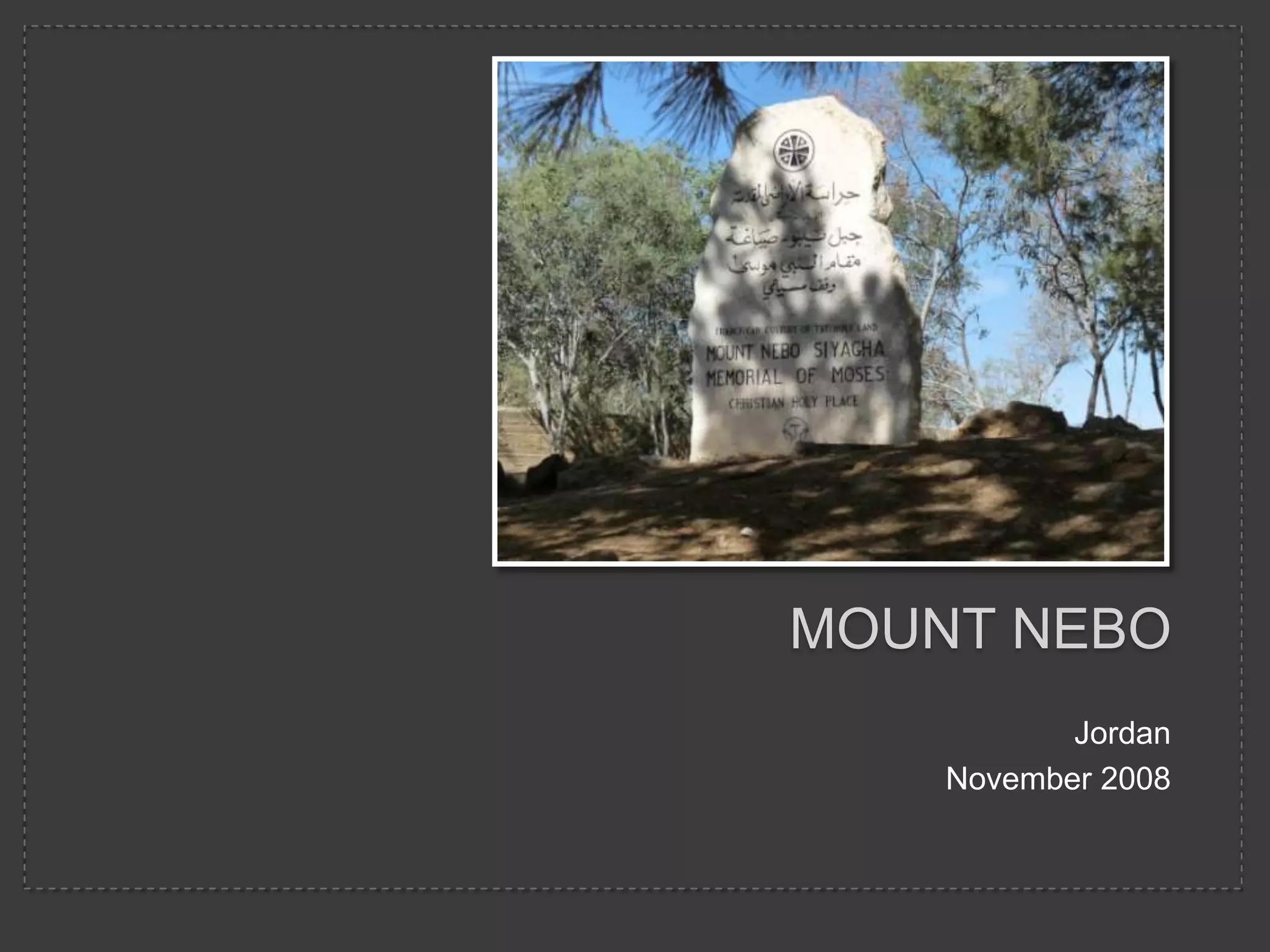 Mount Nebo Photo Album | PPTX