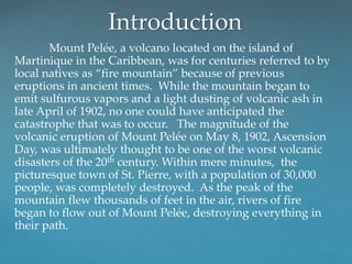 Mount pelee | PPTX