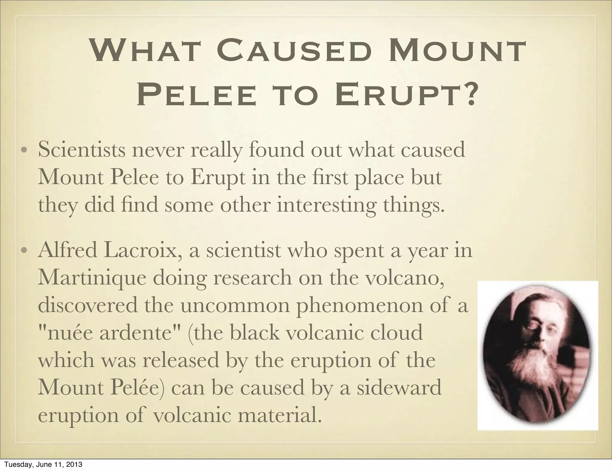 Mount pelee science project | PDF