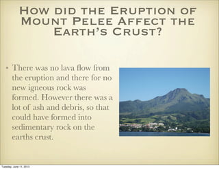 Mount pelee science project | PDF