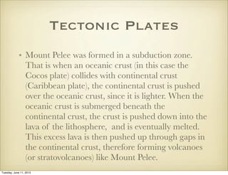 Mount pelee science project | PDF
