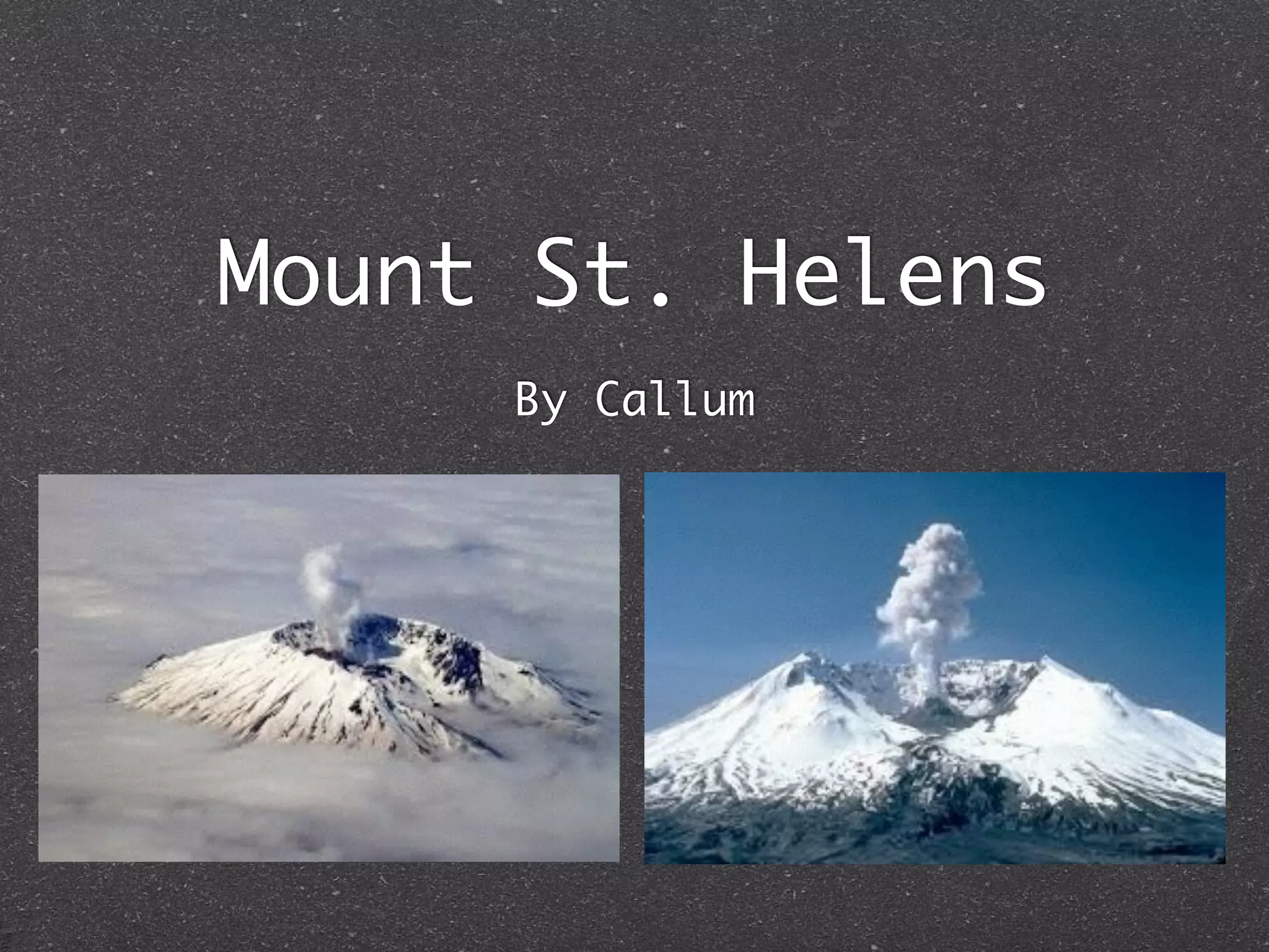 Mount st. helens copy | PDF