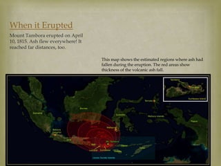 Mount tambora | PPT