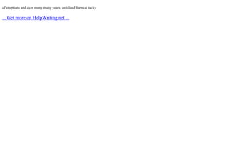 Mount Tambora Research Paper | PPT