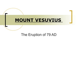 Mount Vesuvius | PPT