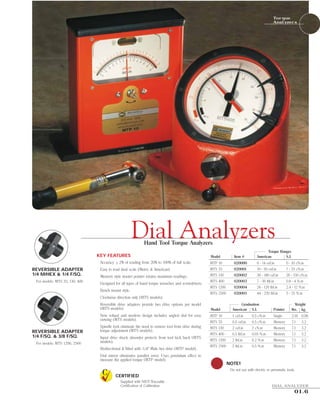 Mountz torqueanalyzerandmeasurementcatalog | PDF