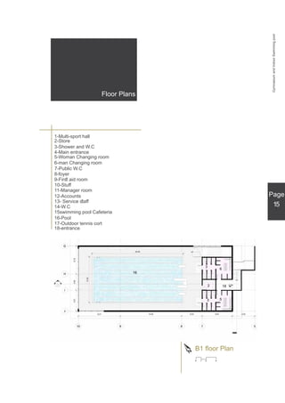 Gymnasium and indoor swimming pool portfolio (Mousa jamal) | PDF