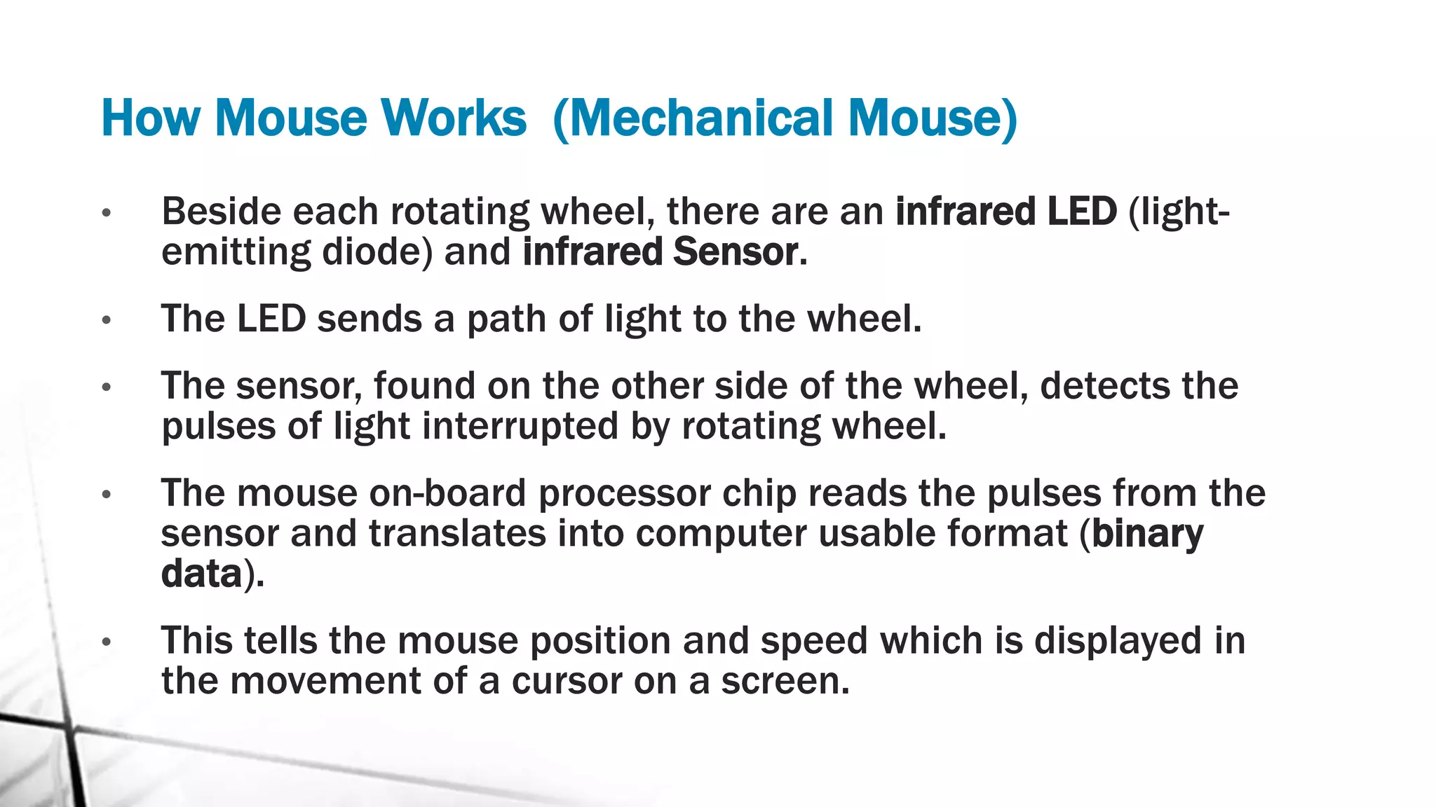 Presentation on Computer Mouse | PPTX