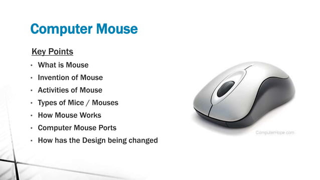 Presentation on Computer Mouse | PPTX