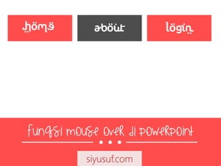 Fungsi Mouse Over di Powerpoint | PPTX