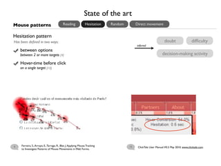 Mouse tracking technique and mouse patterns | PPT