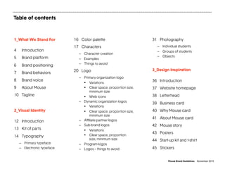 Mouse Brand Identity Guidelines | PDF