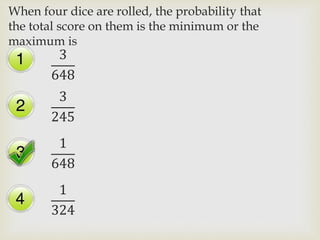 Mouse multiple probability | PPSX