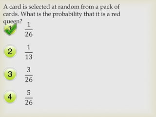 Mouse multiple probability | PPSX
