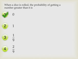 Mouse multiple probability | PPSX