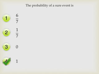 Mouse multiple probability | PPSX