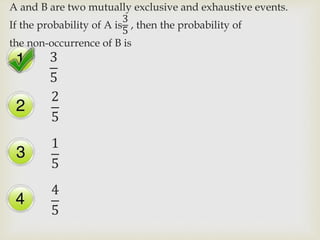 Mouse multiple probability | PPSX