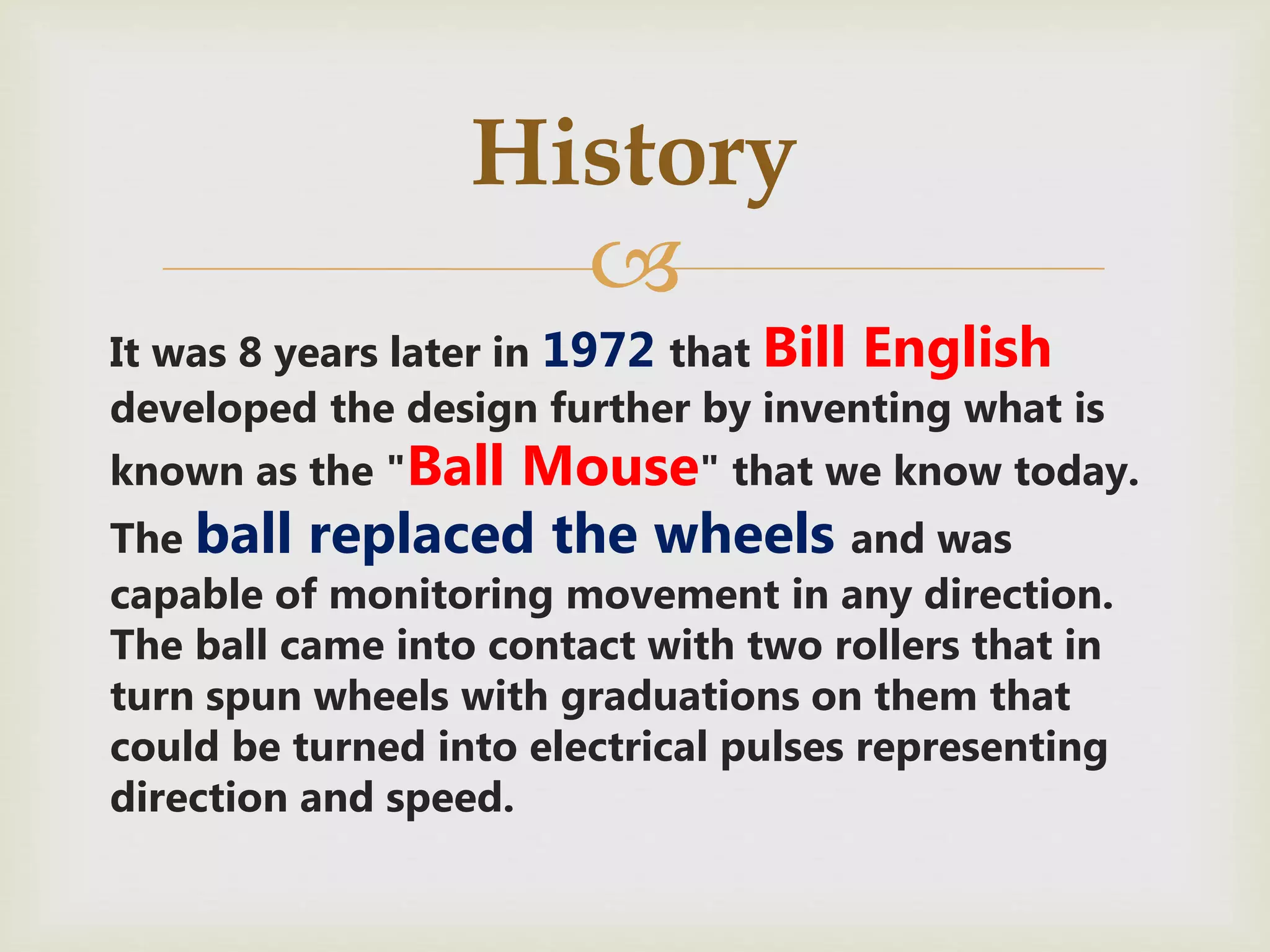 Mouse presentation | PPTX