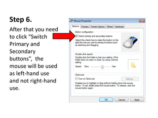 Mouse settings | PPTX