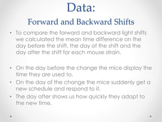Circadian Activity in Mice | PPTX | Sleep Disorders | Diseases and ...