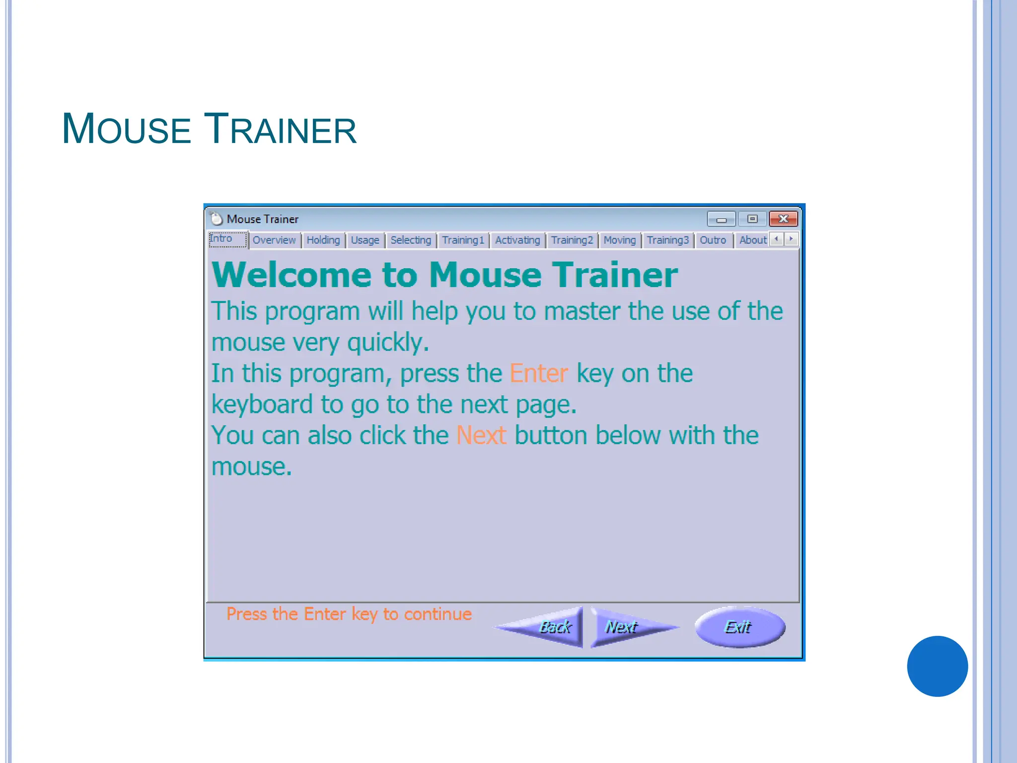 MOUSE SKILLS FOR BEGINNERS.pptx