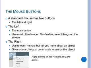 MOUSE SKILLS FOR BEGINNERS.pptx