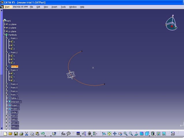 Mouse tutorials/design -Using CATIA Wireframe and Surface Design-Exercise -1 | PPT