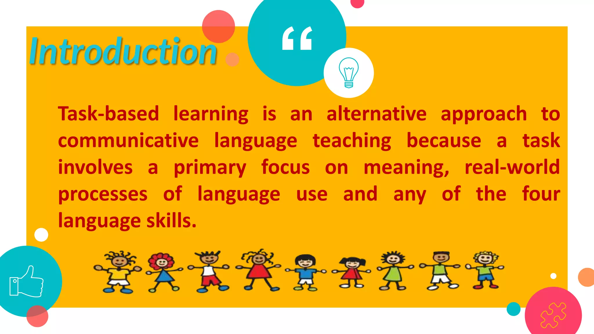 Task-Based Language Teaching (TBLT) | PPTX