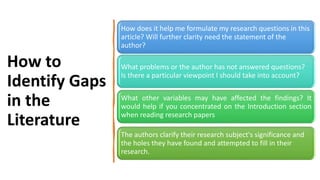 Research gap | PPTX