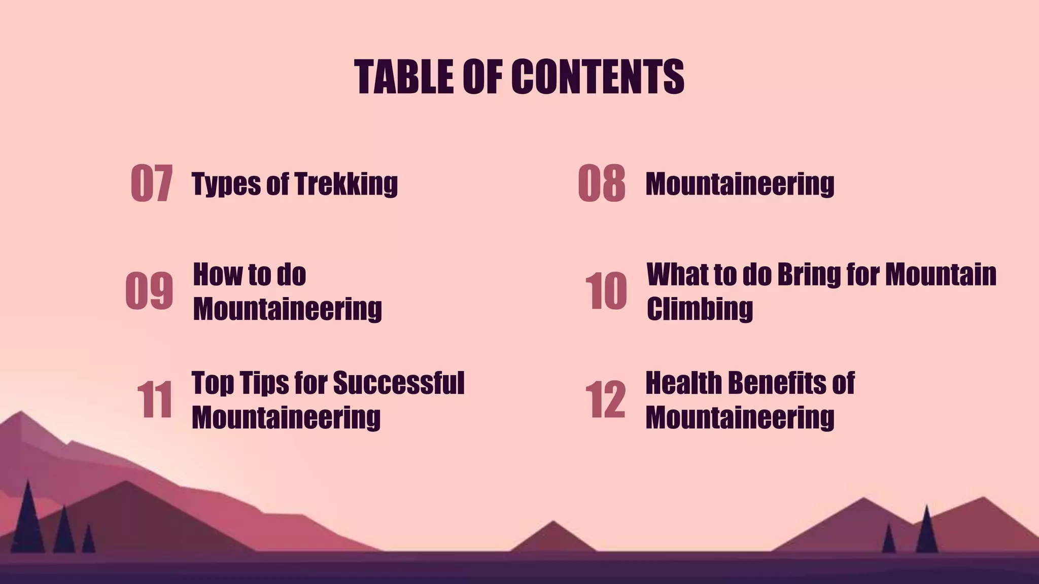 Mountaineering | PPTX