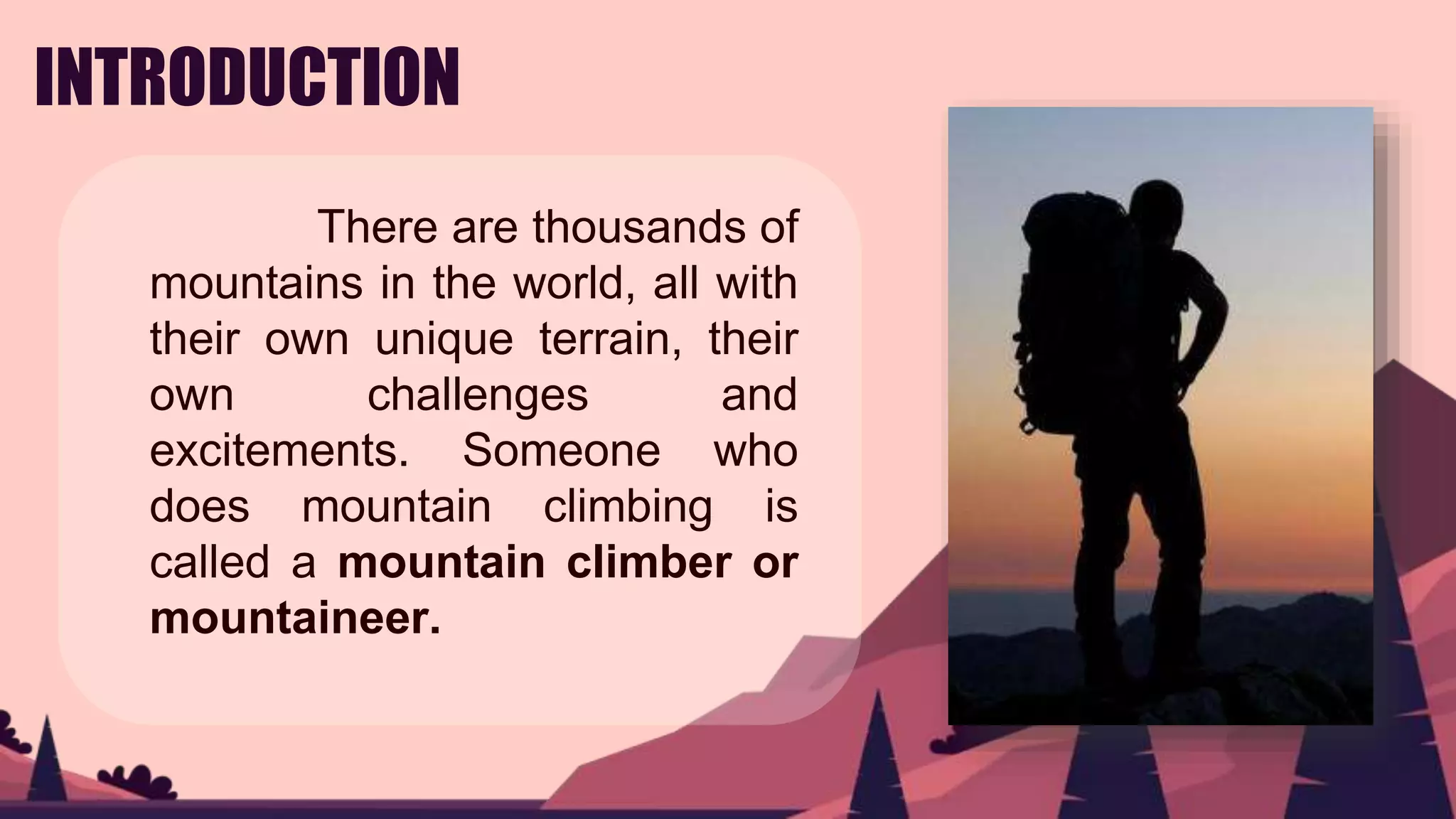 Mountaineering | PPTX