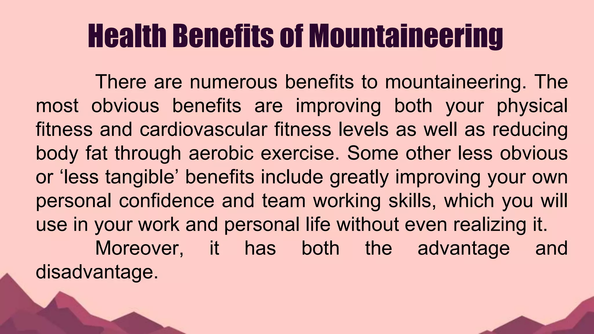 Mountaineering | PPTX