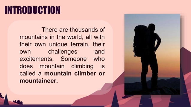 Mountaineering | PPTX