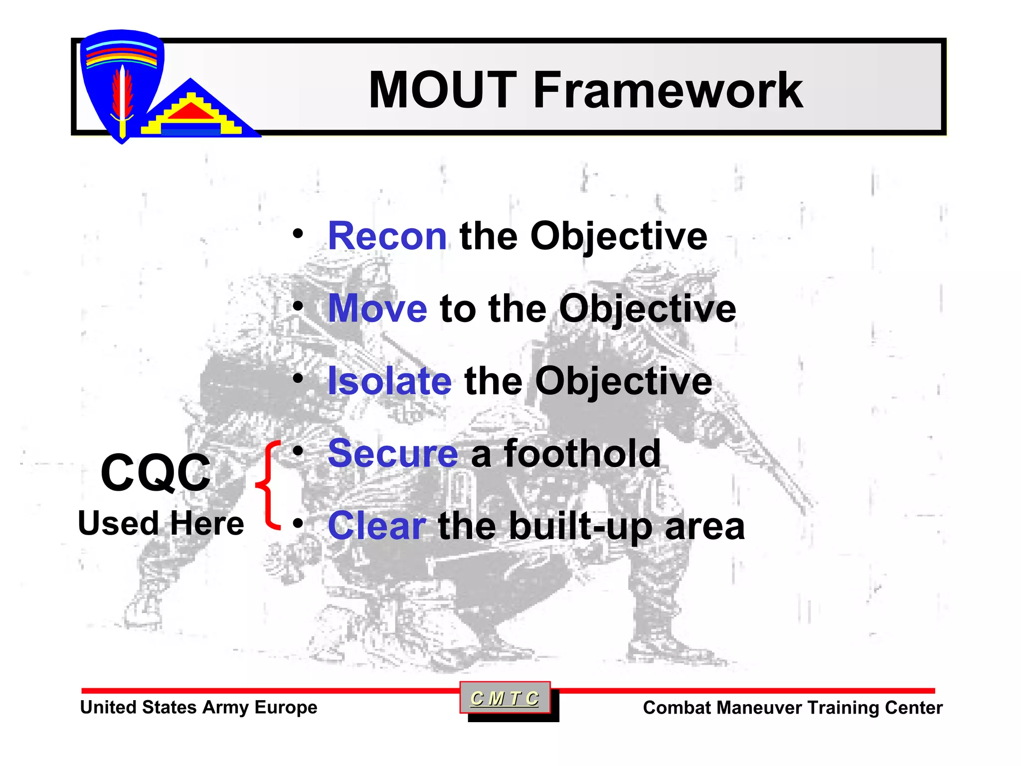Mout Close Qtrs Combat Class[1] | PPT