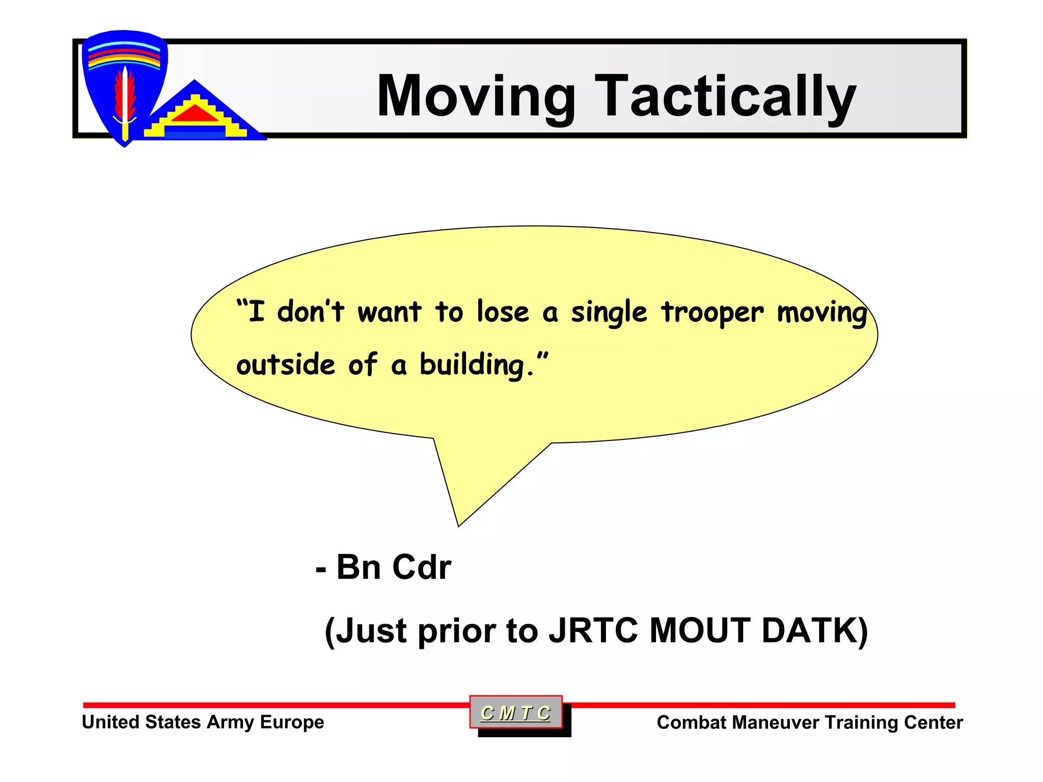 Mout Close Qtrs Combat Class[1] | PPT