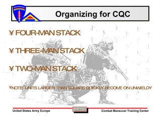 Mout Close Qtrs Combat Class[1] | PPT