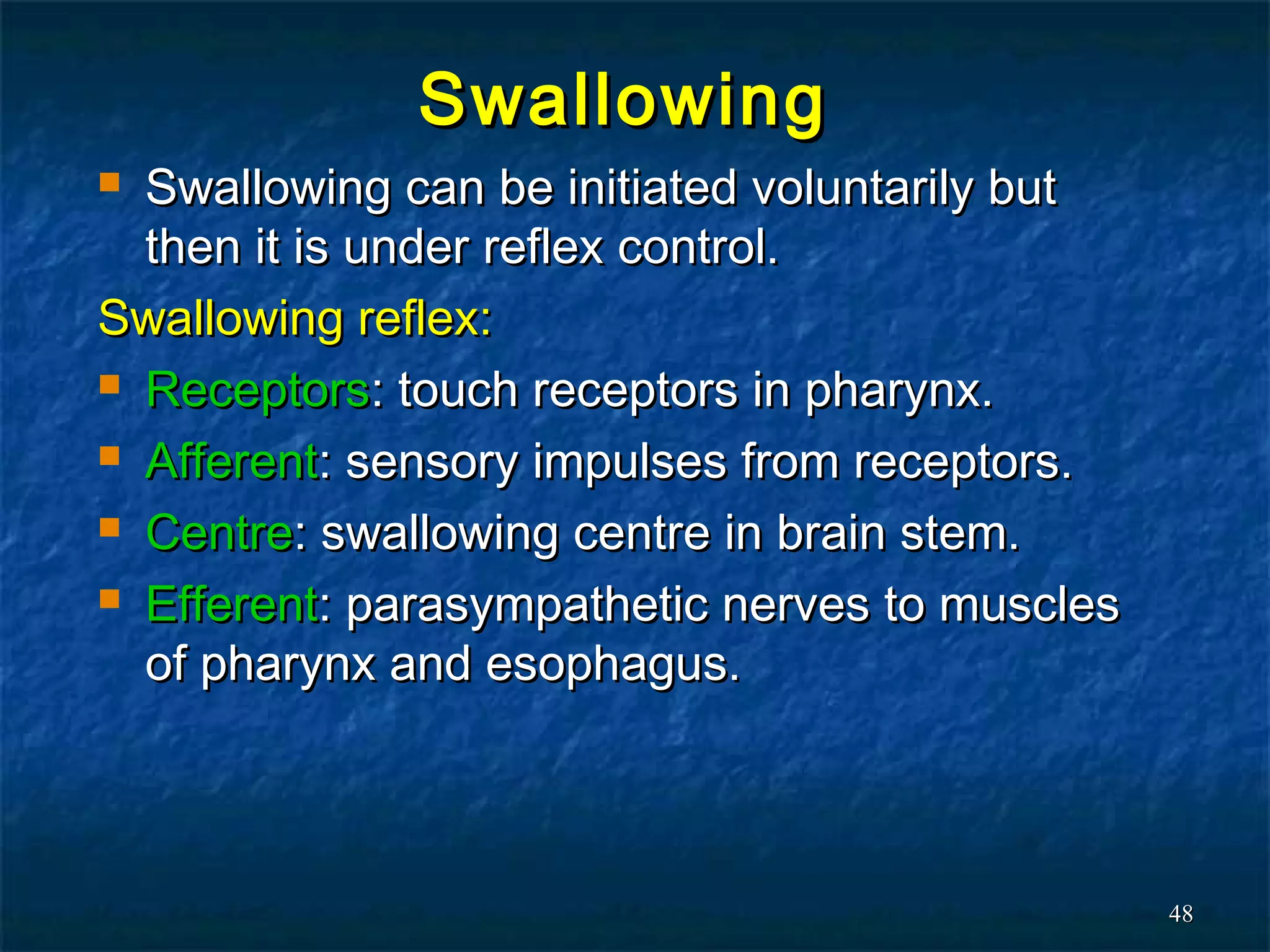 Mouth and esophagus ( anatomy , physiology) | PPT