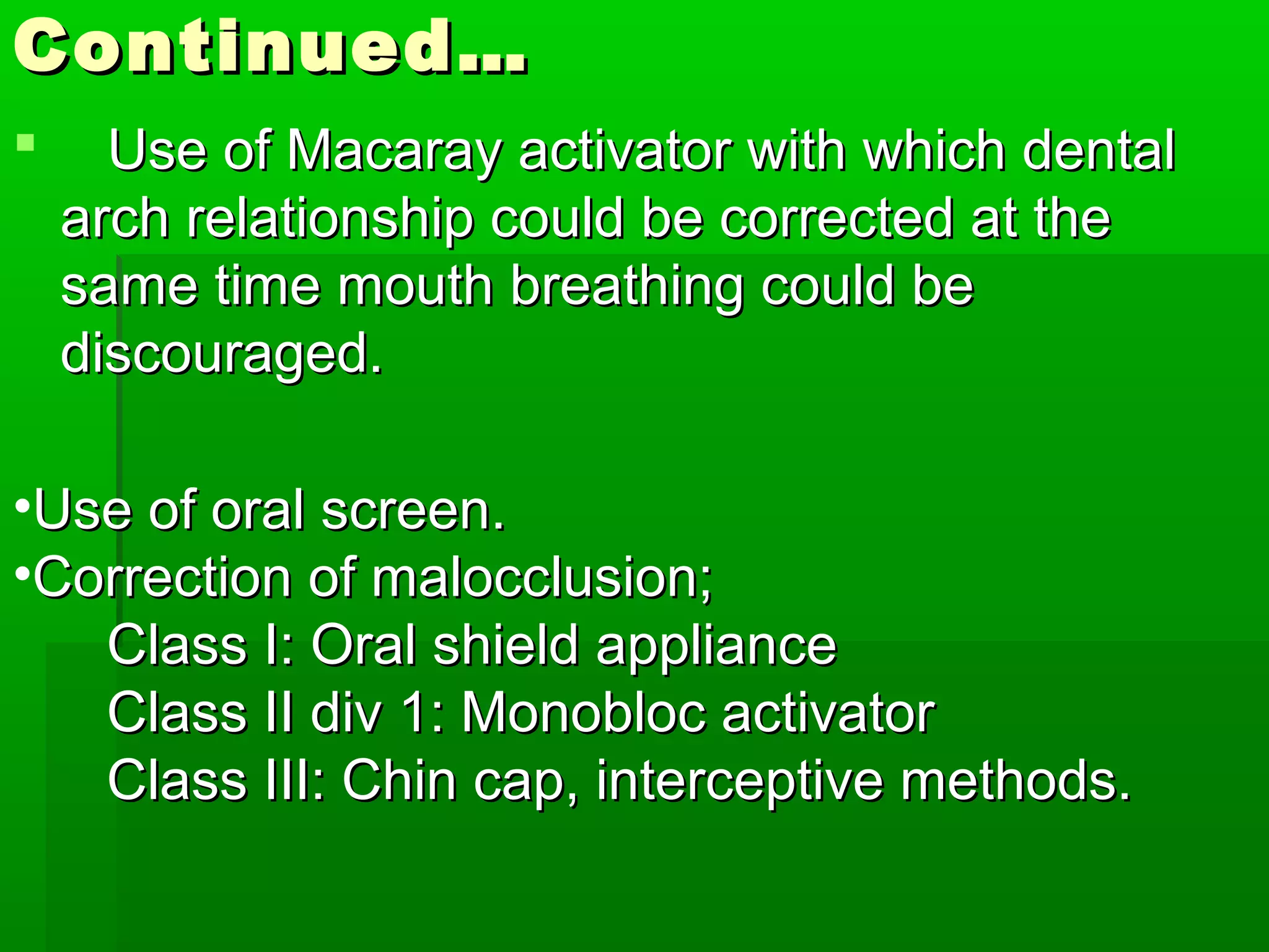 Mouth breathing | PPT