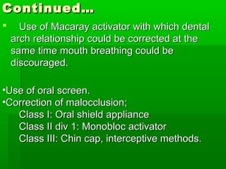Mouth breathing | PPT
