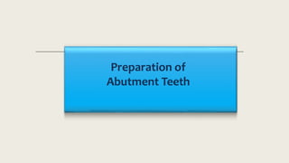 Mouth Preparation For Removable Partial Dentures.pptx