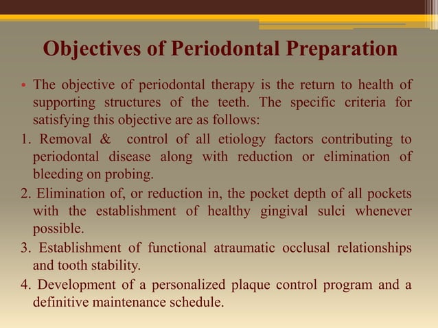mouth preparation for rpd (2).pptx | Dental Health | Diseases and ...
