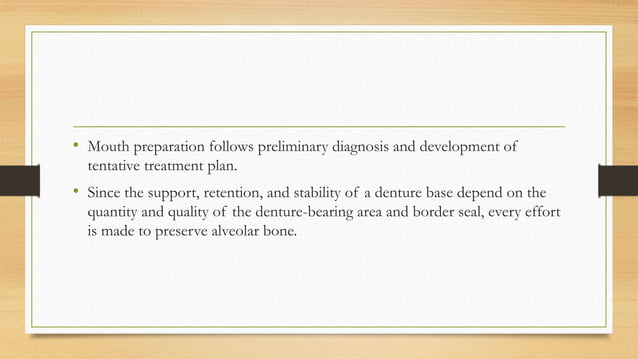 Mouth Preparation In Complete Dentures.pptx