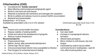 Mouth rinses for self-care seminar | PPT