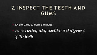 MOUTH,THROAT, NOSE, SINUS ASSESSMENT.pptx