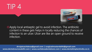 Mouth ulcers/canker sores | PPTX