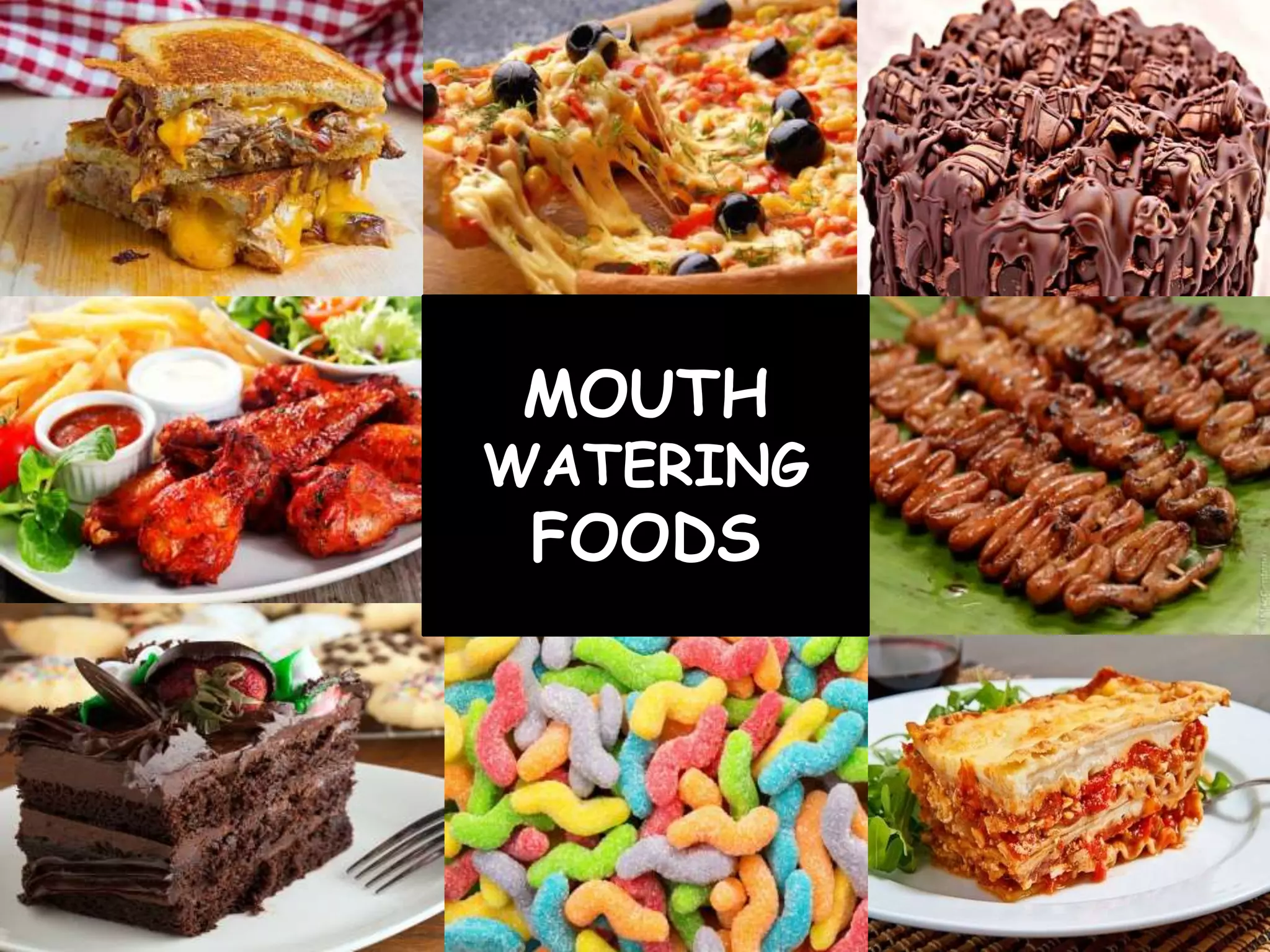 Mouth Watering Foods | PPTX