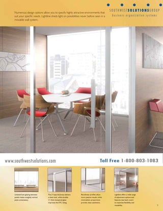 Lightline Movable Walls Overview | PDF | Interior Decorating | Home ...