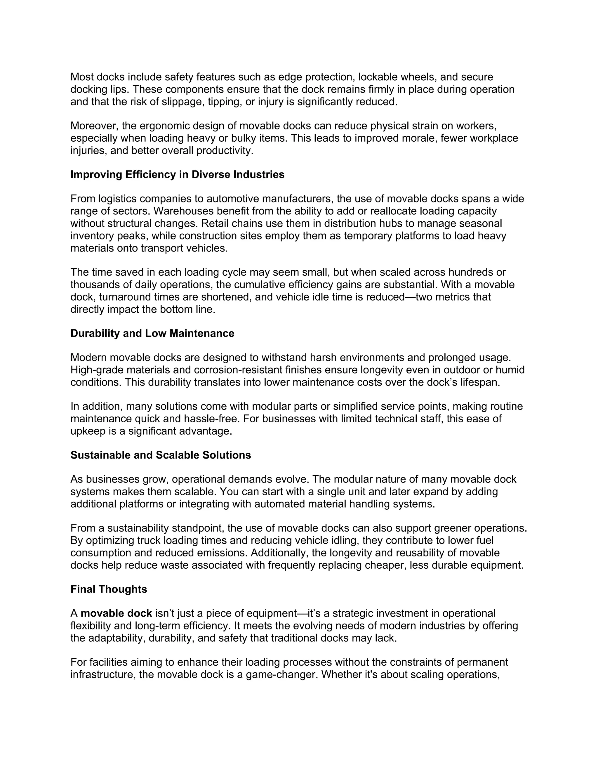 Movable Dock Solutions for Flexible and Efficient Loading.docx